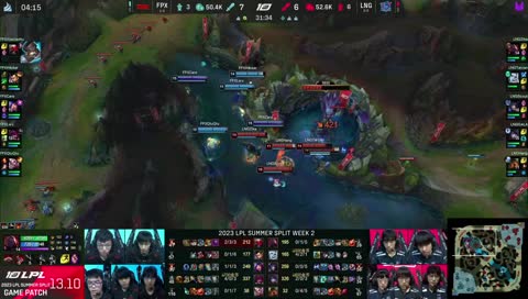 FPX 4v5堅持阻止LNG吃巴龍！GALA狠狠四殺終結戰局！